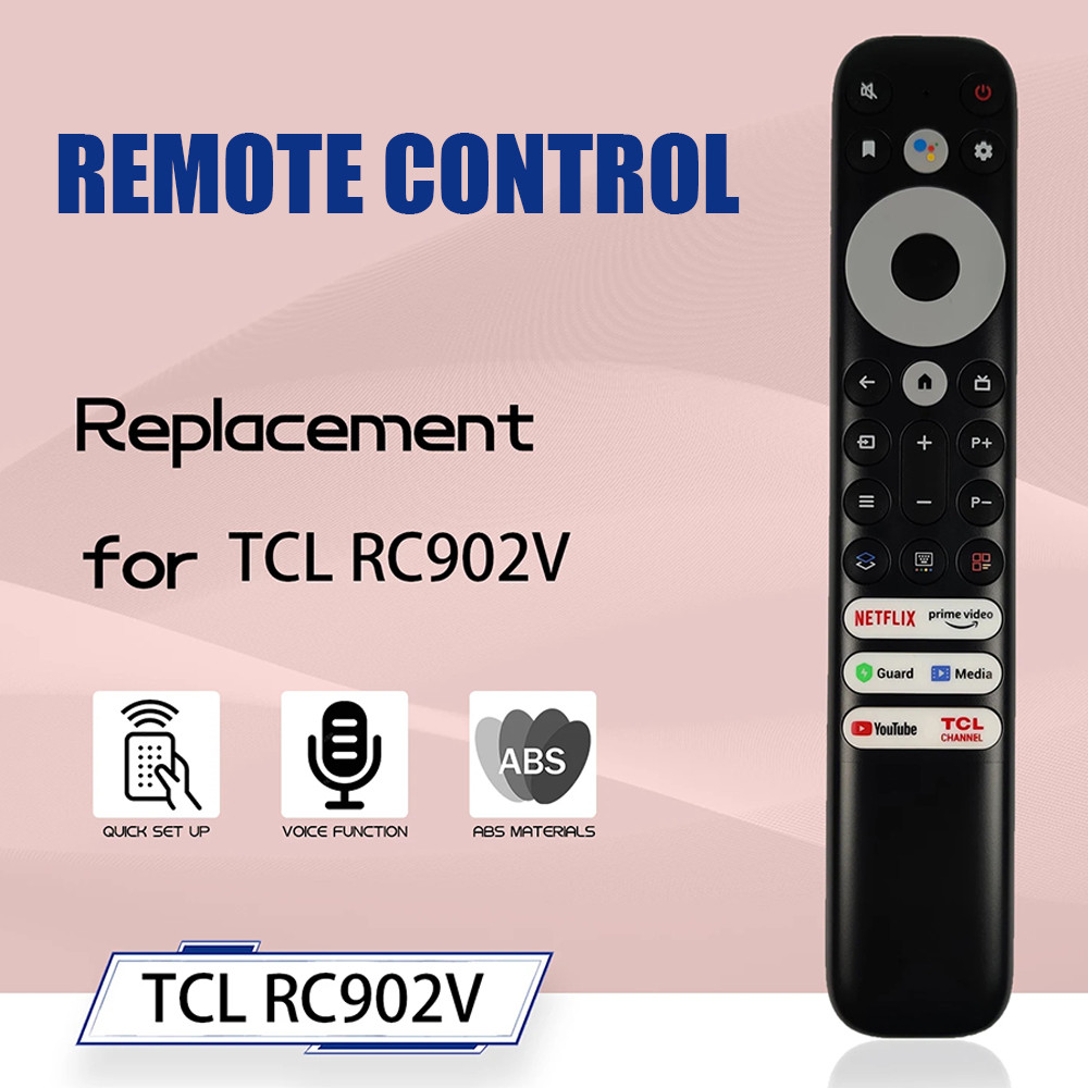เปลี่ยนรีโมทคอนโทรล RC902V FMR4 การเรียนรู้อินฟราเรดสําหรับ TCL 8K Qled ...
