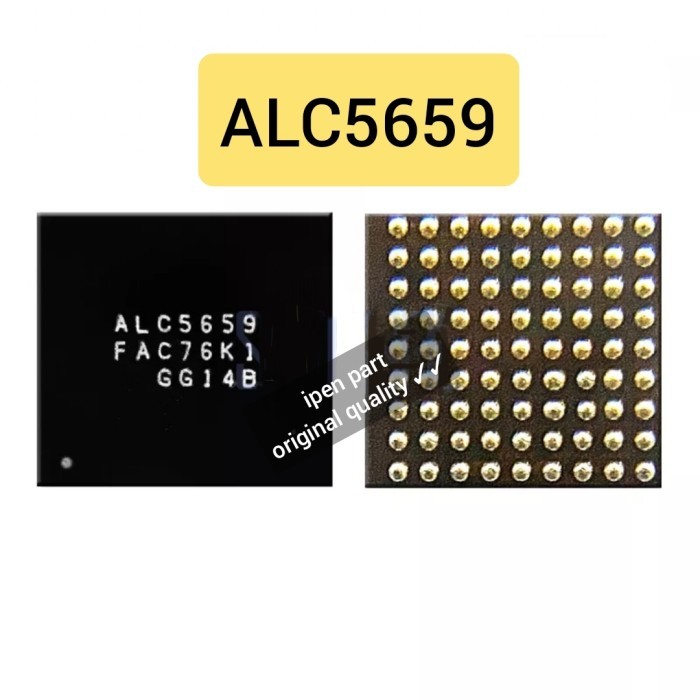 Py99 IC Audio ALC5569 Samsung C5000 C7000 ต้นฉบับใหม่ทดสอบ ALC 5659 | Shopee Thailand