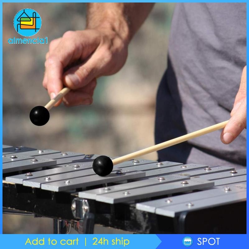 [Almencla1] 1 คู่ยาง Marimba ค้อน Xylophone Mallet Percussion ...