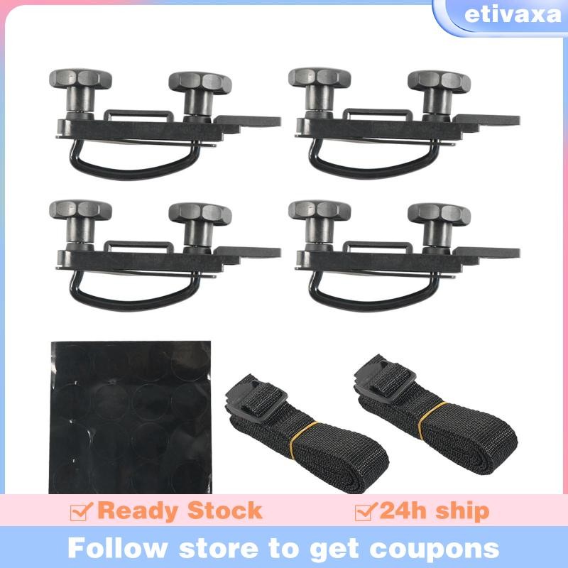 [Etivaxa] 4 ชิ้น Generic Roof Rack U Bolt Clamps Roof Rack Clamps Heavy ...