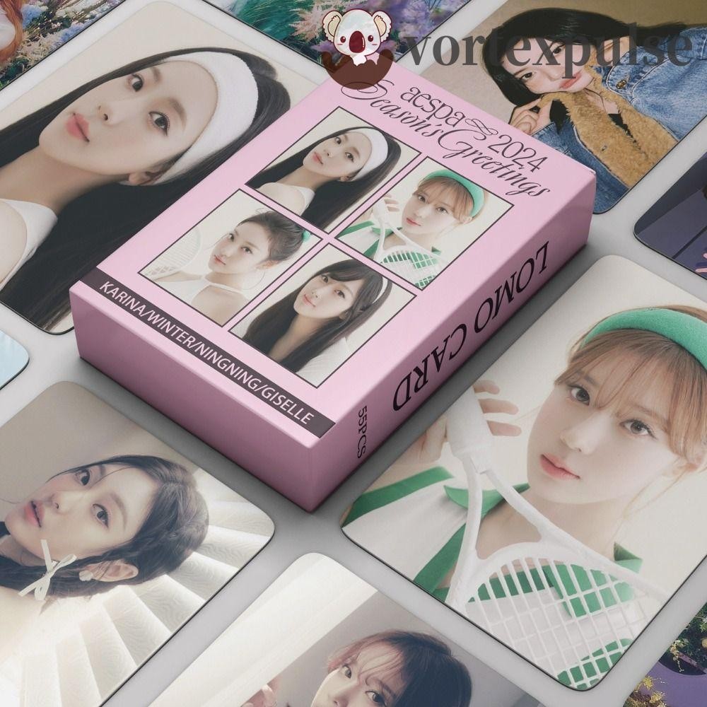 Vortexpulse 55 ชิ้น/เซ็ต Idol Singer Photocard, Armageddon KARINA Aespa ...