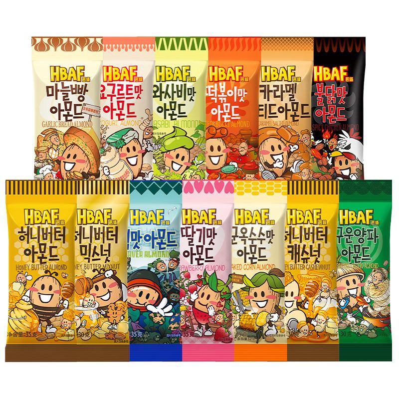 เกาหลี HABF Tom Farm Original Almond Honey Almond เกาหลีนําเข้าขนมจีนฮา ...