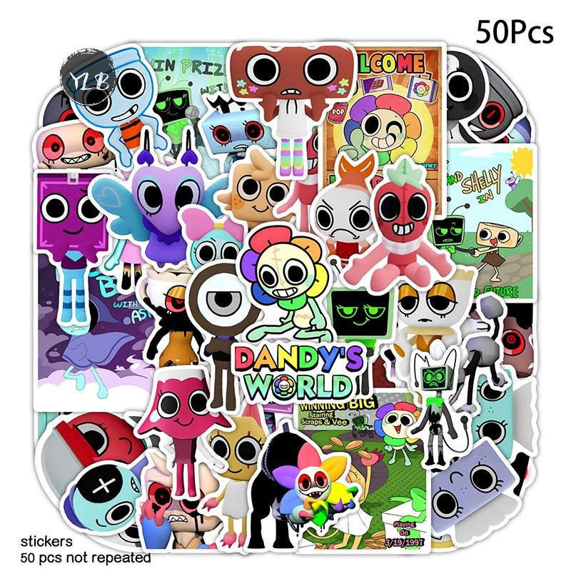 Ylb> 50 ชิ้น Dandys World สติกเกอร์น่ารัก Dandys สําหรับแล็ปท็อปและขวด ...