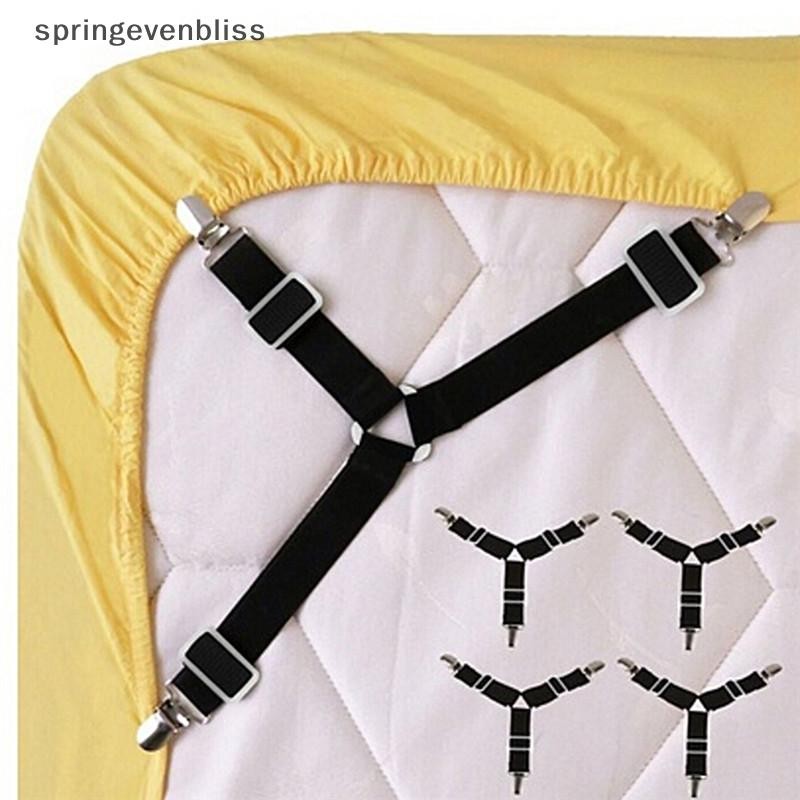 Springevenbliss 2pcsTriangle Suspender Holder เตียงที่นอนแผ่นสายรัดคลิป ...