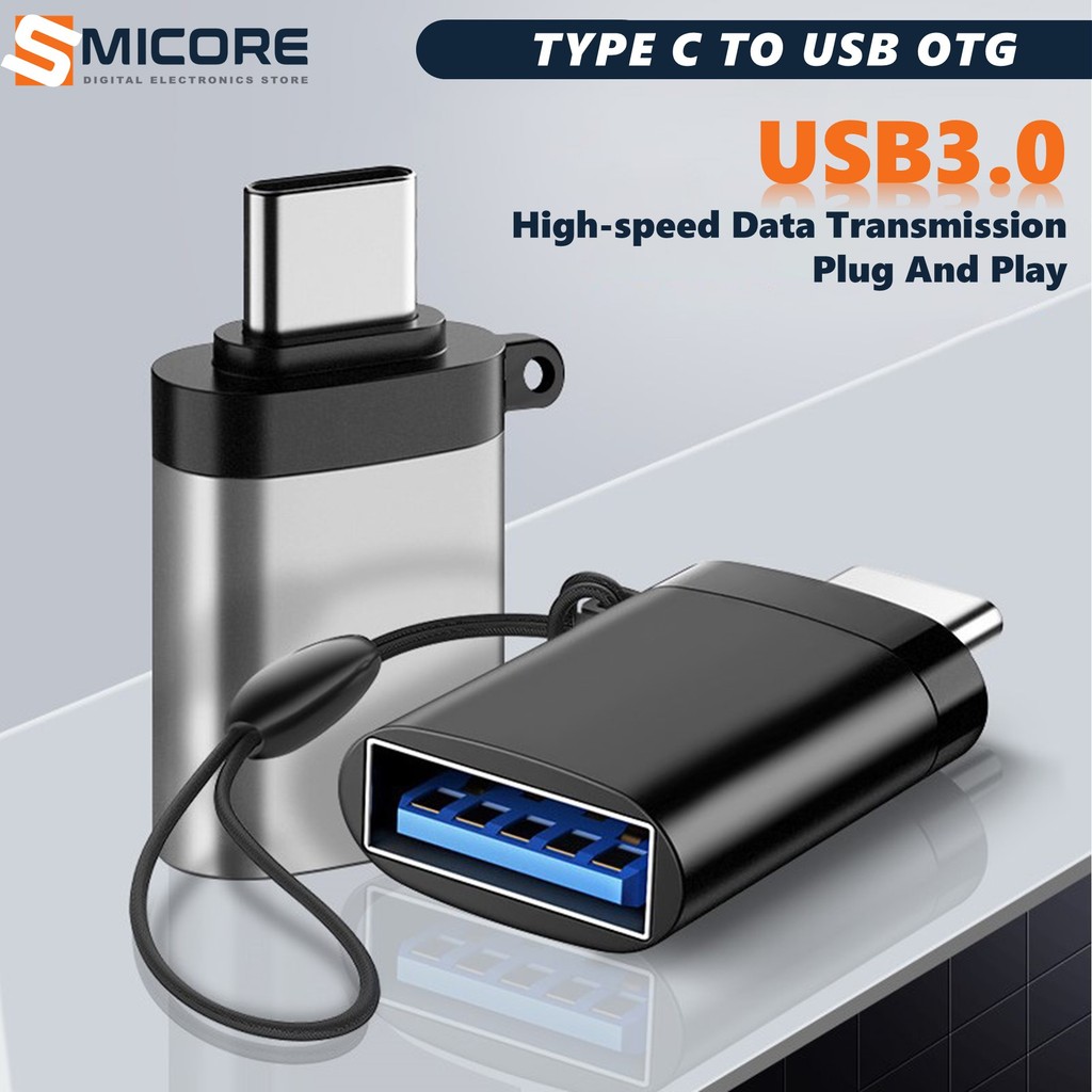 USB OTG Adapter USB 3.0 Type-C to USB Female iP Converter สำหรับ iPh ...