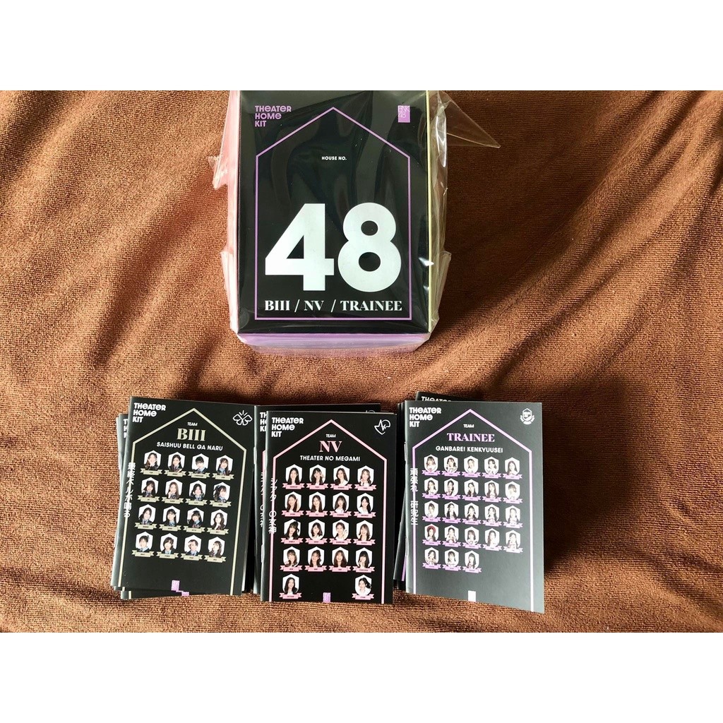 BNK48 Theater Home Kit Snack Box ธัญพืชอบแห้งรวมรส สมุดโน๊ต ทีม BIII NV Trainee อัลมอนด์ เม็ด ...