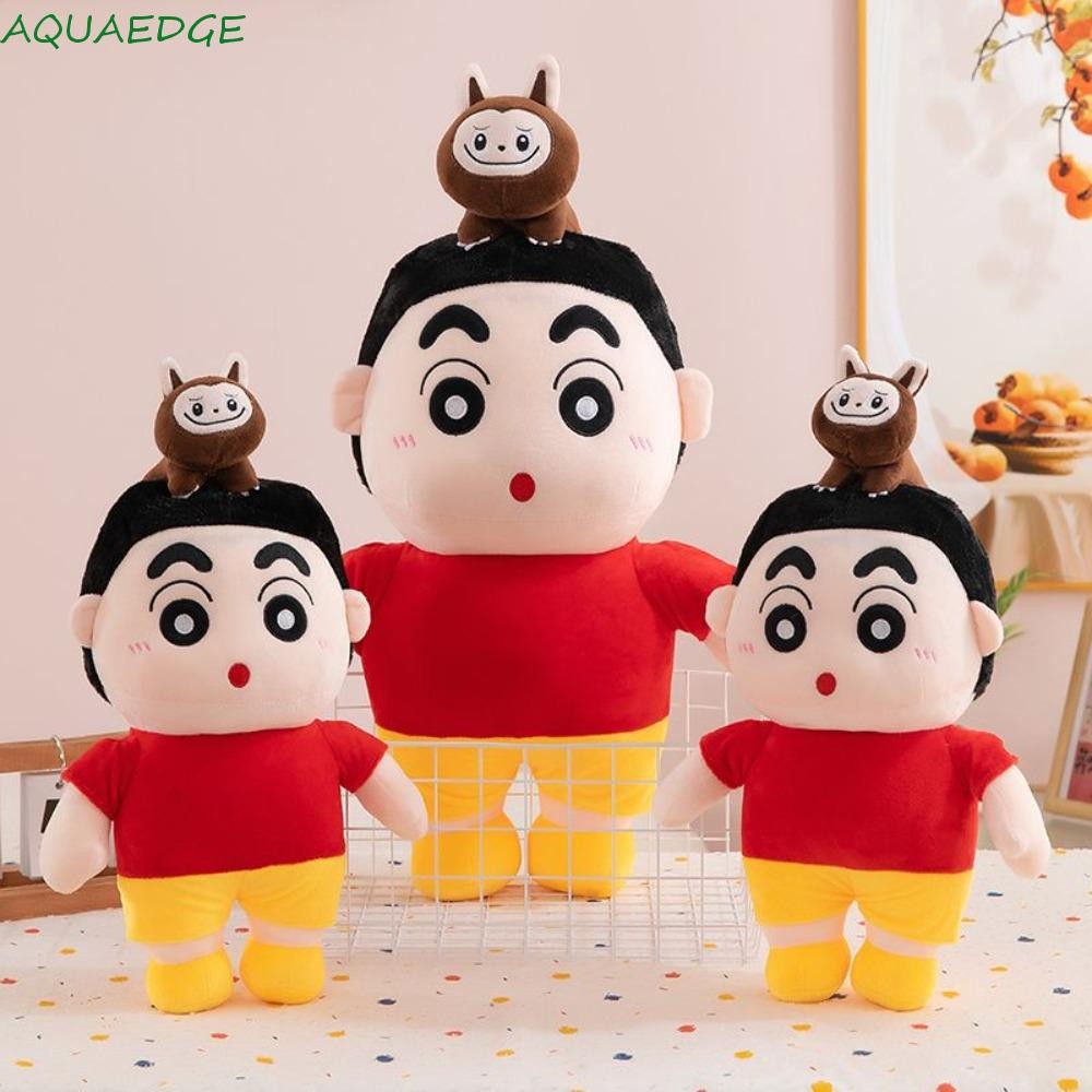 AQUAEDGE Labubu Crayon Shin Chan ตุ๊กตา Plush, การ์ตูนนุ่ม Labubu ...