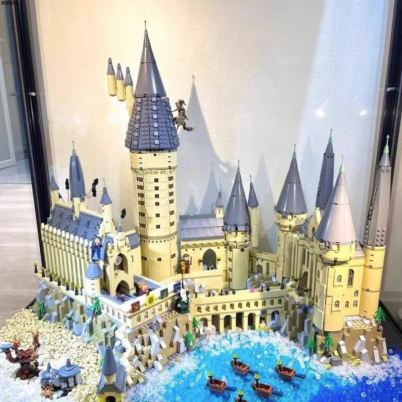 Harry Potter Hogwarts Castle Magic Academy ใช้งานร่วมกับ Lego Building ...