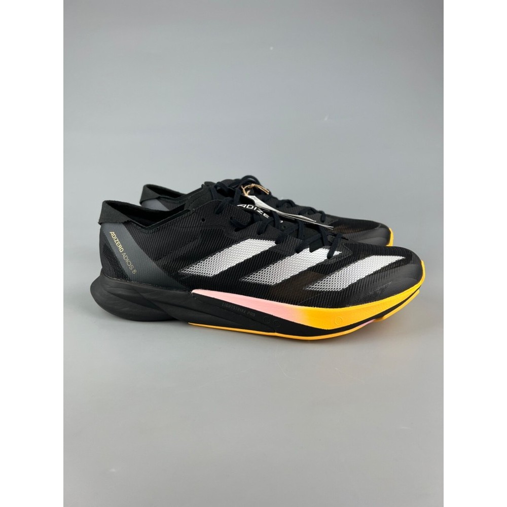 Adidas Adizero Adios 8 รองเท้าวิ่งผู้ชายสีดํา IG1541 | Shopee Thailand