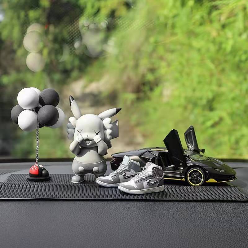 Car Decoration Pikachu Dashboard Car Car Interior Decoration Ornament ...