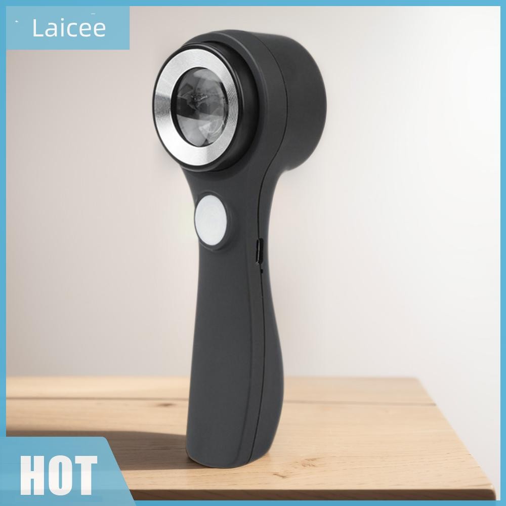 [Laicee.th] แว่นขยายแบบใช้มือถือ 10X พร้อมไฟ LED 6 ดวง USB เครื่องประดับอ่านหนังสือแบบชาร์จไฟได้ ...