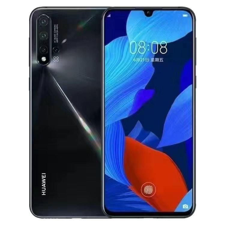 ต้นฉบับ Huawei มือสองราคาถูก nova5pro ปลดล็อคลายนิ้วมือ โทรศัพท์มือถือ ทํางาน โปรเซสเซอร์ Kirin ...