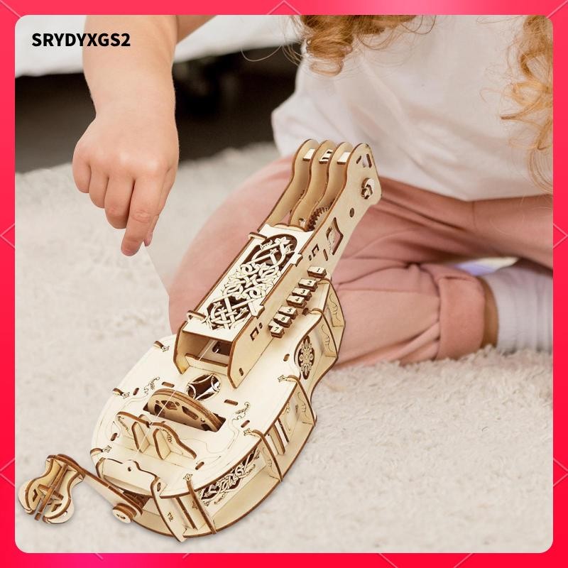 [Srydyxgs2] Hurdy Gurdy Model Building Kits 3D ปริศนาไม้วันหยุดของขวัญ ...