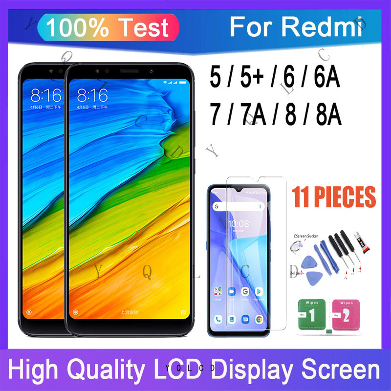 Original Redmi 5 6 7 8 5 Plus 6A 7A 8A จอแสดงผล LCD หน้าจอสัมผัสเปลี่ยน ...