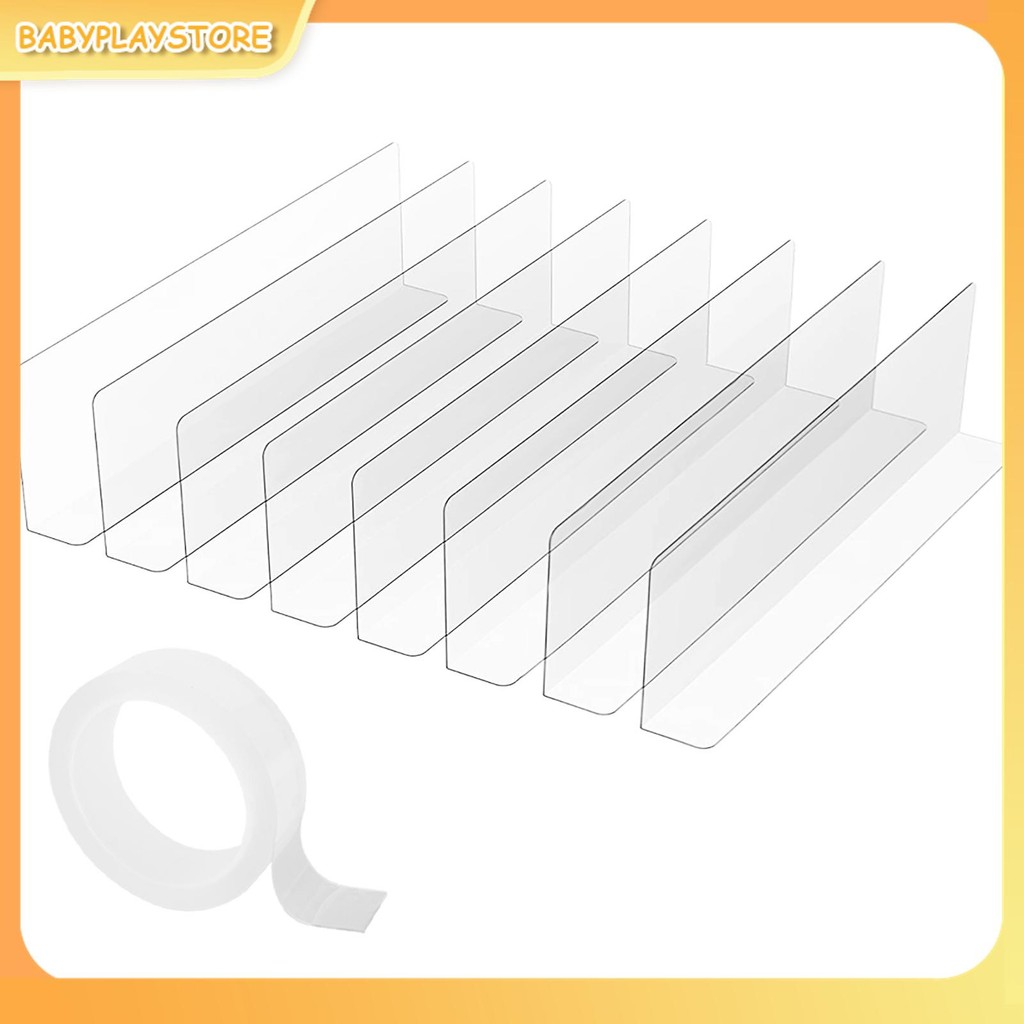 8 ชิ้นภายใต้โซฟา Blocker กันน้ํา PVC ภายใต้ Bed Blocker ของเล่นโปร่งแสง ...