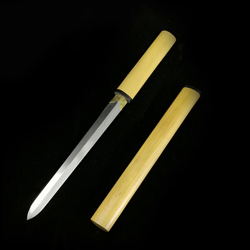 Real Steel Sword-Shirasaya Wakizashi /Tanto Shinogi-zukuri Diamond ...