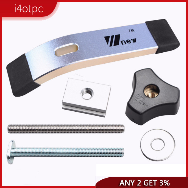 I4otpc งานไม้ Ruter ตาราง T Track โลหะ Quick Acting Hold Down Clamp ชุดสําหรับ T-Slot T-Track ...