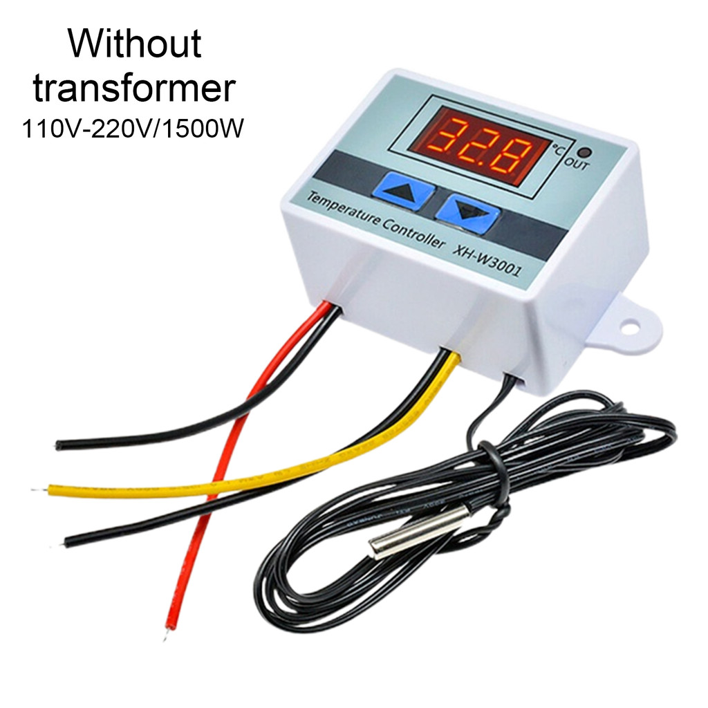 XH-W3002 3001 110-220V อุปกรณ์เทอร์โมมิเตอร์ดิจิตอลสําหรับควบคุมอุณหภูมิมีไฟ Temperature ...