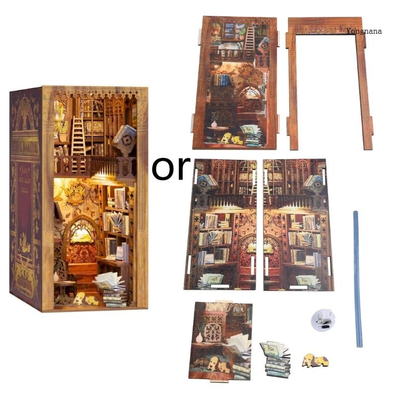 CH* Led Booknook Book Stand 3D ปริศนาหนังสือ Nook Craft Kits ...