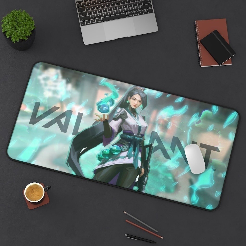 แผ่นรองเมาส์ Valorant Sage Desk Mat | แผ่นรองเมาส์ที่กําหนดเอง | Shopee ...