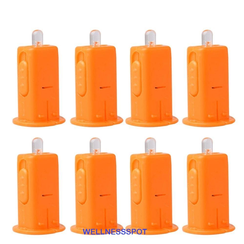 Wellnessspot 10 ชิ้นโคมไฟกระดาษ Wicks เทศกาลปาร์ตี้บอลลูนกระดาษ Miniature Light สีเหลืองโคมไฟ ...