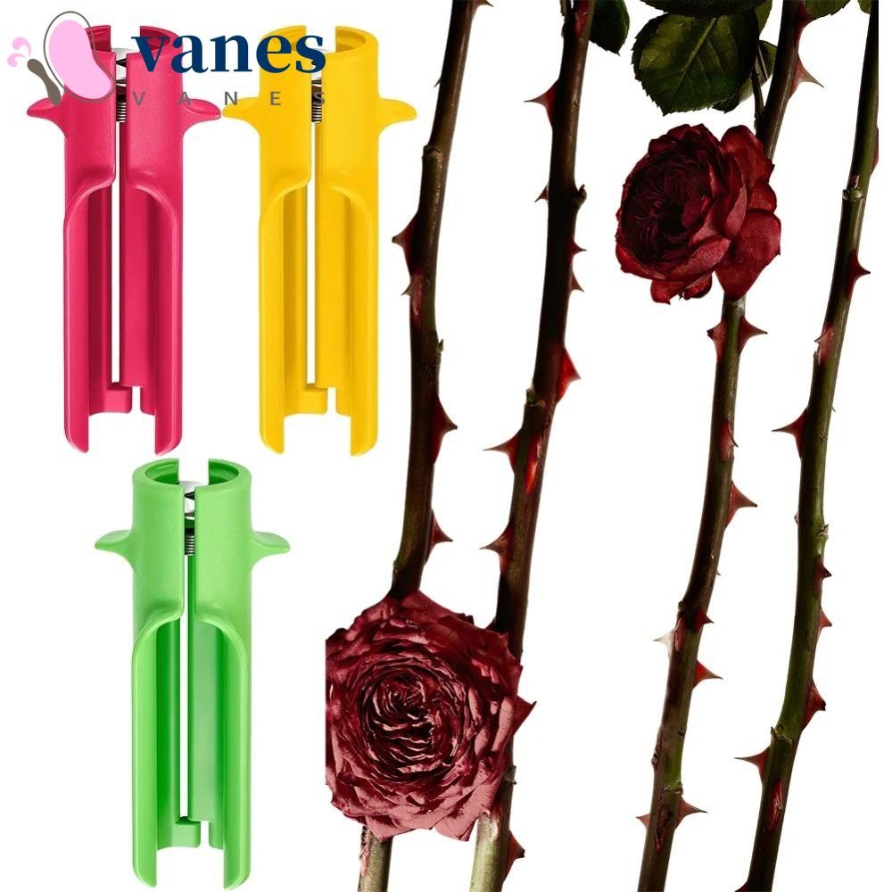 VANES1 Rose Thorn Remover, ความปลอดภัยพลาสติก Rose Stem Thorn Stripper ...