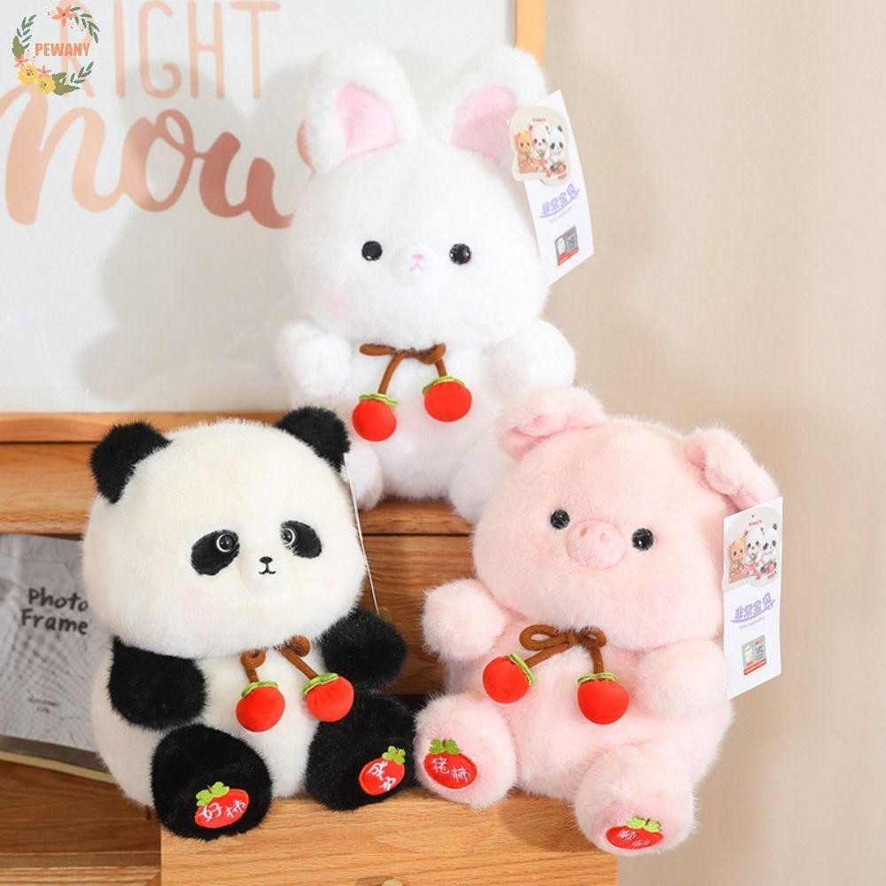 PEWANY Zoo Persimmon ตุ๊กตา Plush, ผ้าฝ้าย PP ลูกพลับ Panda Plushies ตุ๊กตา, เด็ก Sleeping ของ ...
