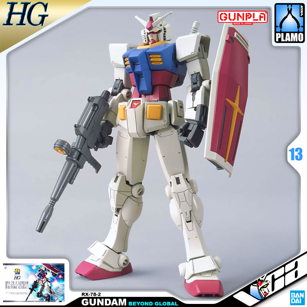 ️ BANDAI GUNPLA HIGH GRADE UNIVERSAL CENTURY HGUC HG 1/144 RX-78-2 GUNDAM BEYOND GLOBAL MODEL ...