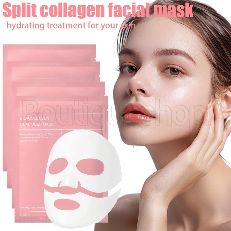 Split Collagen Facial Mask - Anti Wrinkle Facial Mask Patch - Deep ...