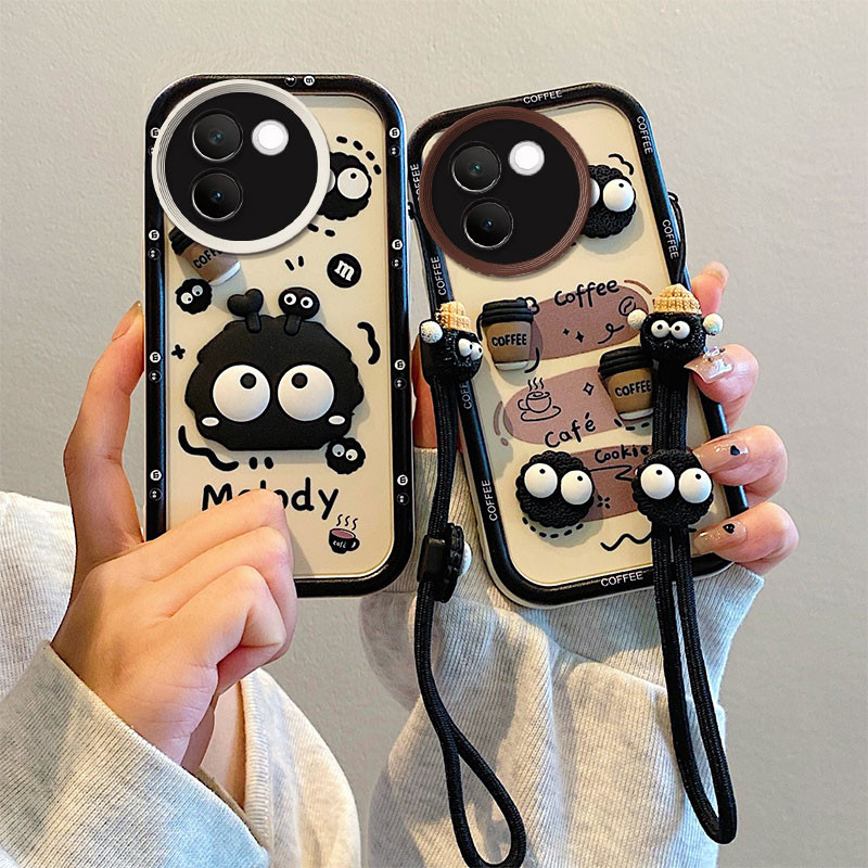 เคส Vivo V30e 5G tpu ซิลิโคนแฟชั่นเชือกเส้นเล็กเคสโทรศัพท์ตุ๊กตา BSJGS ...