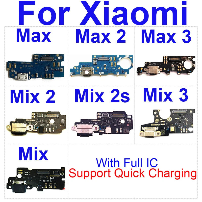 Usb ชาร์จพอร์ตแจ็ค Dock Connector ชาร์จ Flex สําหรับ Xiaomi Mi Max Mix 2 3 2S Max2 Max3 Mix2 ...