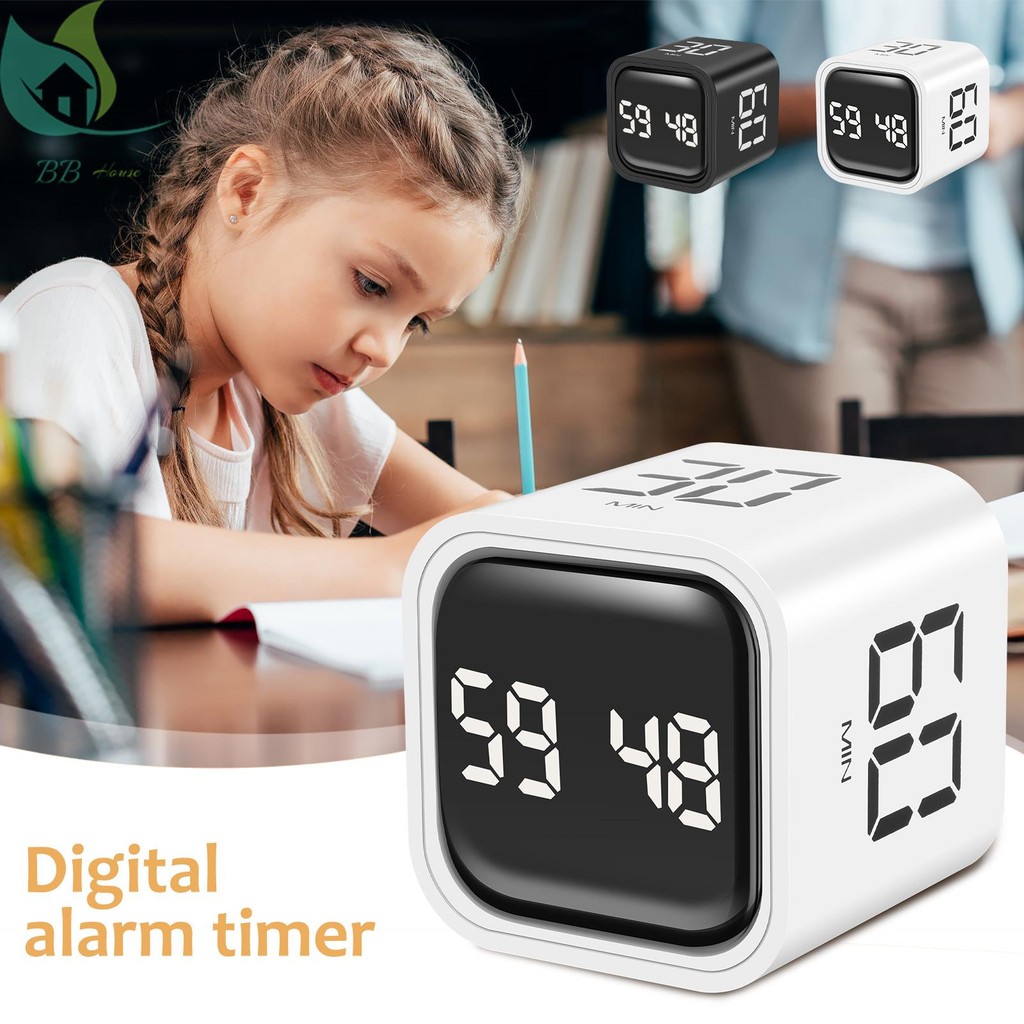 Cube Timer 500mAh การหมุนแบบชาร์จไฟได้ Timer Compact Time Management ...