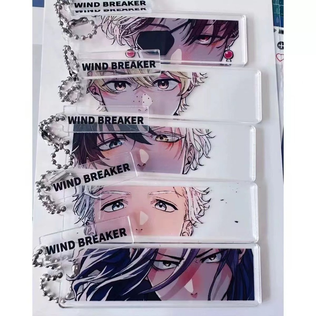 Wind Breaker Eye Series อะนิเมะพวงกุญแจผู้หญิง Sakura Haruka อะคริลิค ...