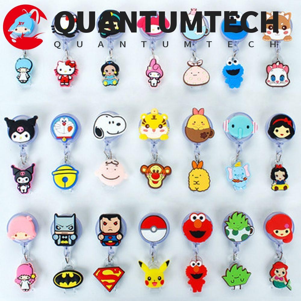 Quantumtech ID Card คลิปนักเรียนซิลิโคนผู้ถือป้ายผู้ถือบัตรพยาบาลหมอการ์ตูนชื่อผู้ถือบัตร ...