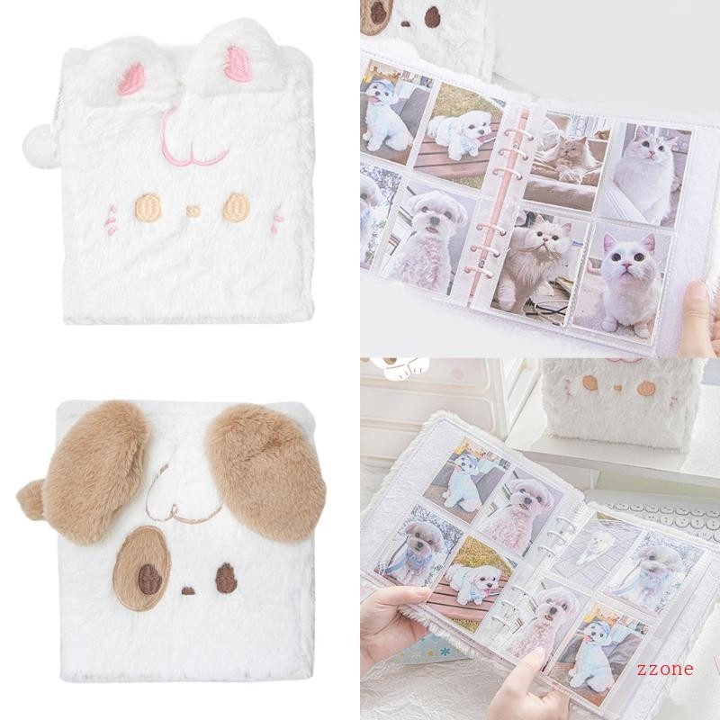 Zzz Plush Photocard Binders 4 กระเป๋าการ์ดป้องกัน 18x21 ซม.Binders ...