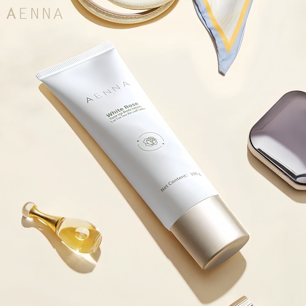 AENNA โลชั่นโทนอัพ ปรับสีผิวให้ขาวในทันที AENNA WHITE ROSE TONE UP BODY ...