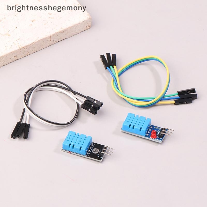 Bgth KY-015 DHT-11 DHT11 อุณหภูมิดิจิตอลและระบายความชื้นเซนเซอร์โมดูล ...