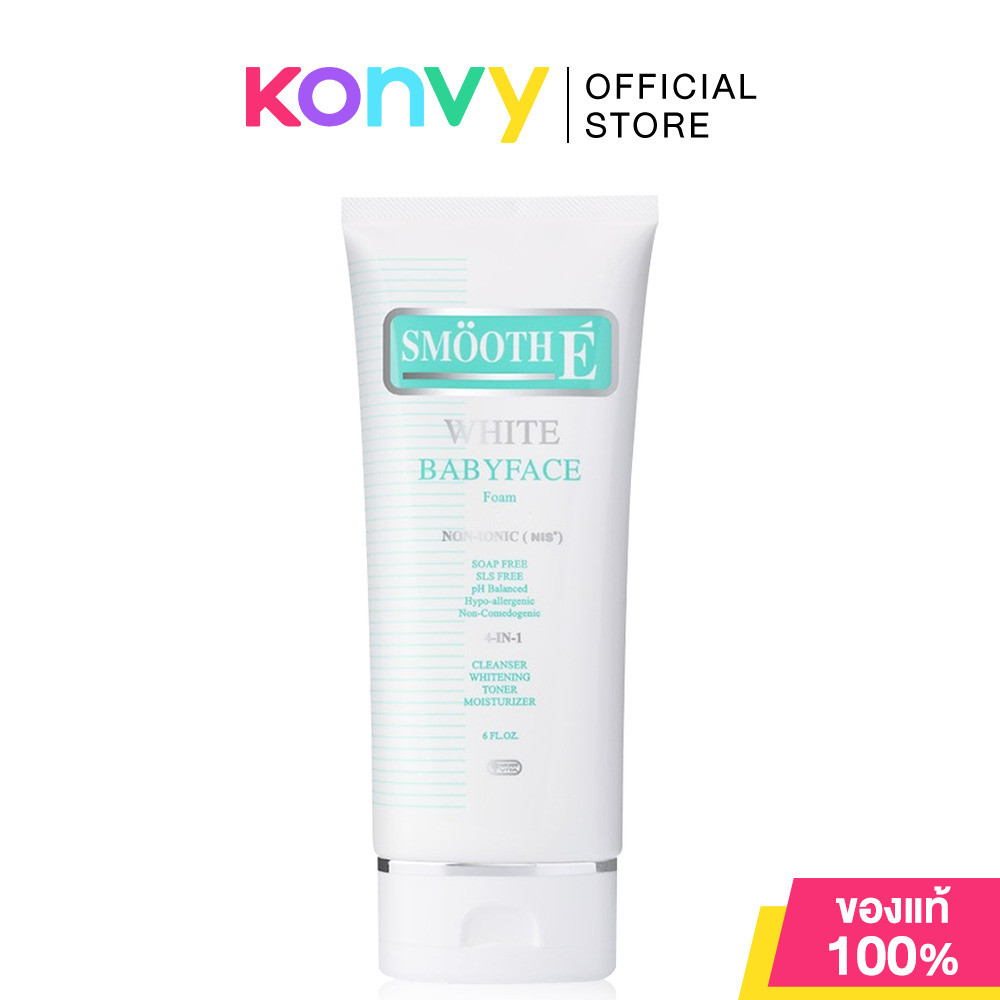 Smooth E White Babyface Foam 180ml. | Shopee Thailand