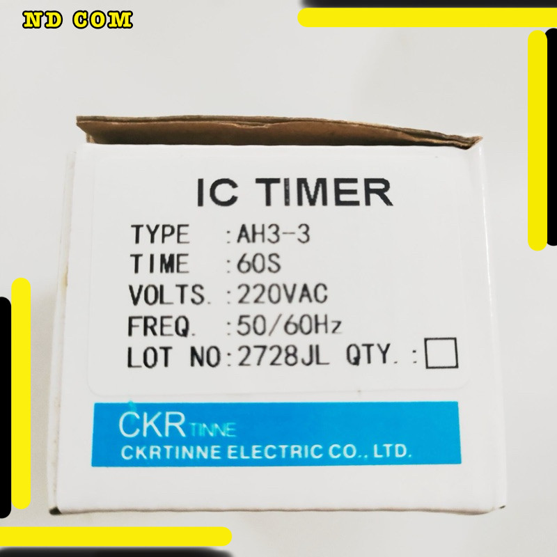 สุดคุ้ม! AH3-3 TIMER 30S AC220V / 380VAC ถ่ายจากงสนจริง มือ1 ของแท้ ...