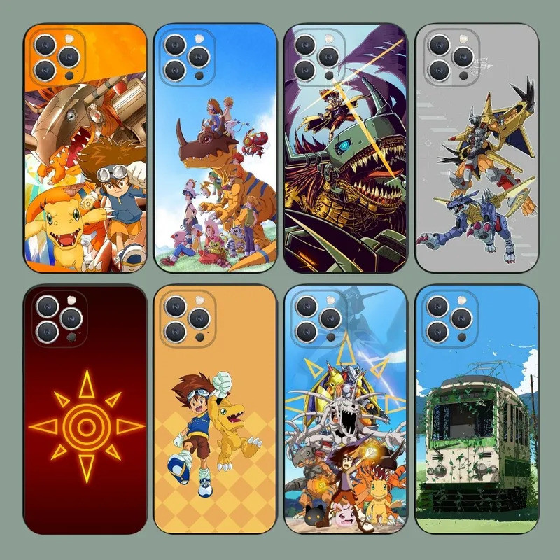 เคสโทรศัพท์อนิเมะ D-Digimon Adventure สำหรับ iPhone 15,14,13,12,11,Plus ...
