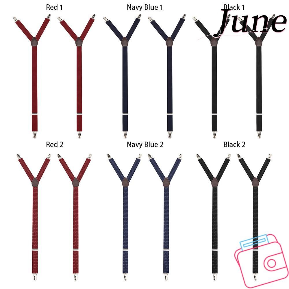 JUNE เสื้อ Garters ผู้ถือลื่น Clamp สีกรมท่าสีดําลื่นล็อค Clamps เสื้อ ...