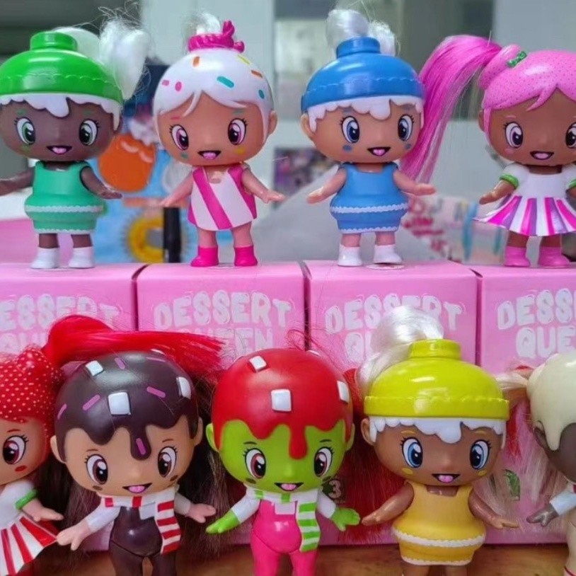 สินค้าในสต็อกของแท้ anger dessert Queen Series Blind Box ตุ๊กตาทำมือ ...