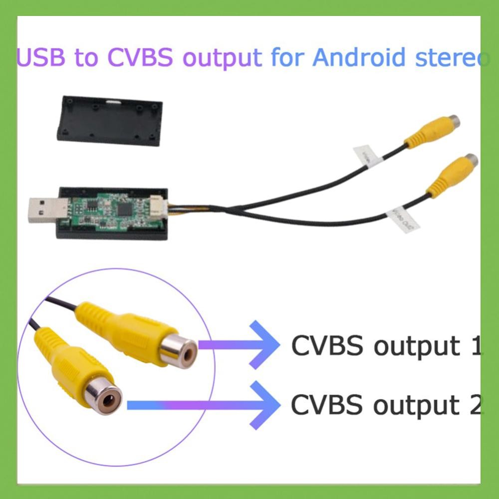 [aigoni.th] Usb เป็น CVBS สายวิดีโอ RCA 2 CVBS เอาต์พุต USB ถึงสาย RCA ...