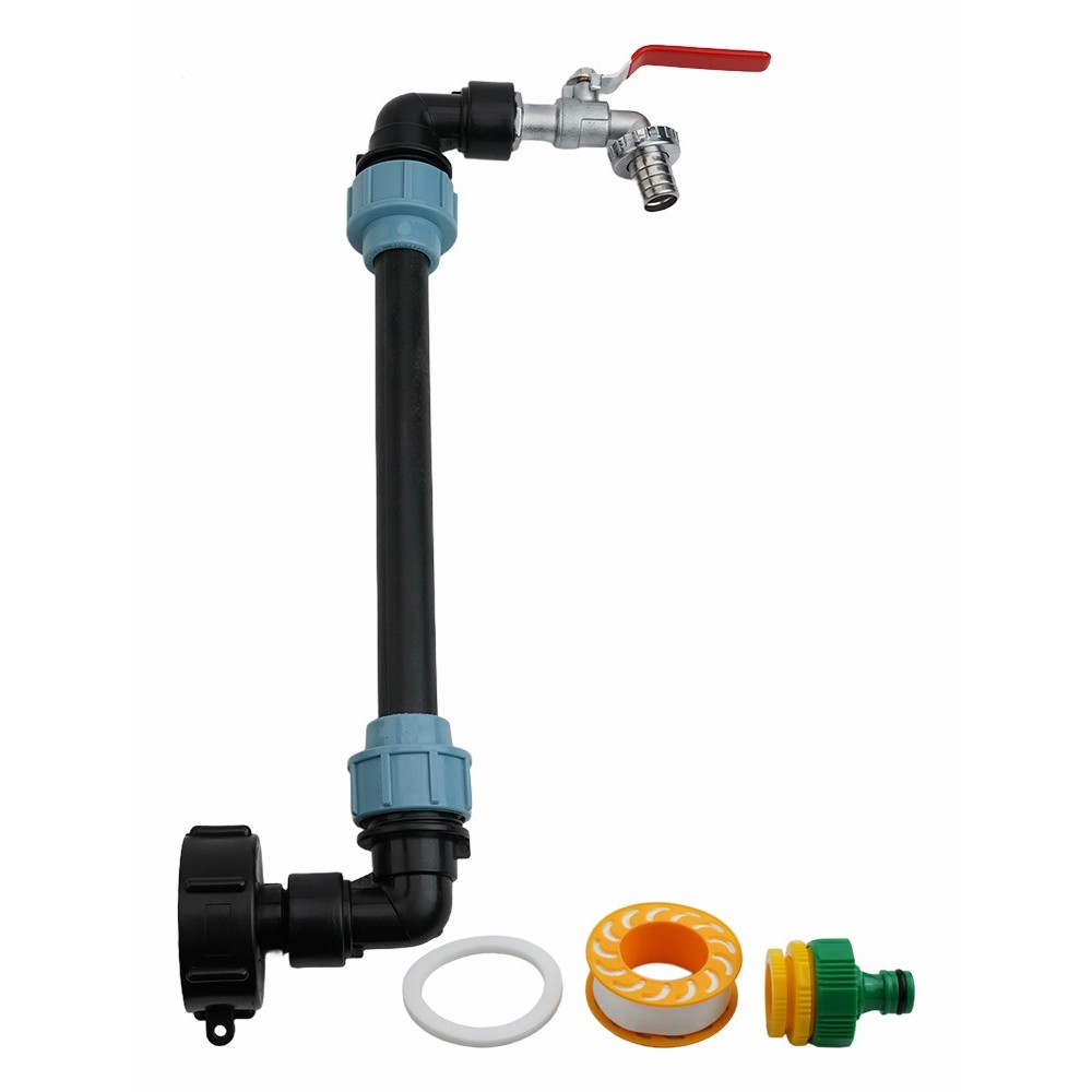 Ibc Adapter Connection Kit 3/4 "Outlet Faucet For Tank Container ...