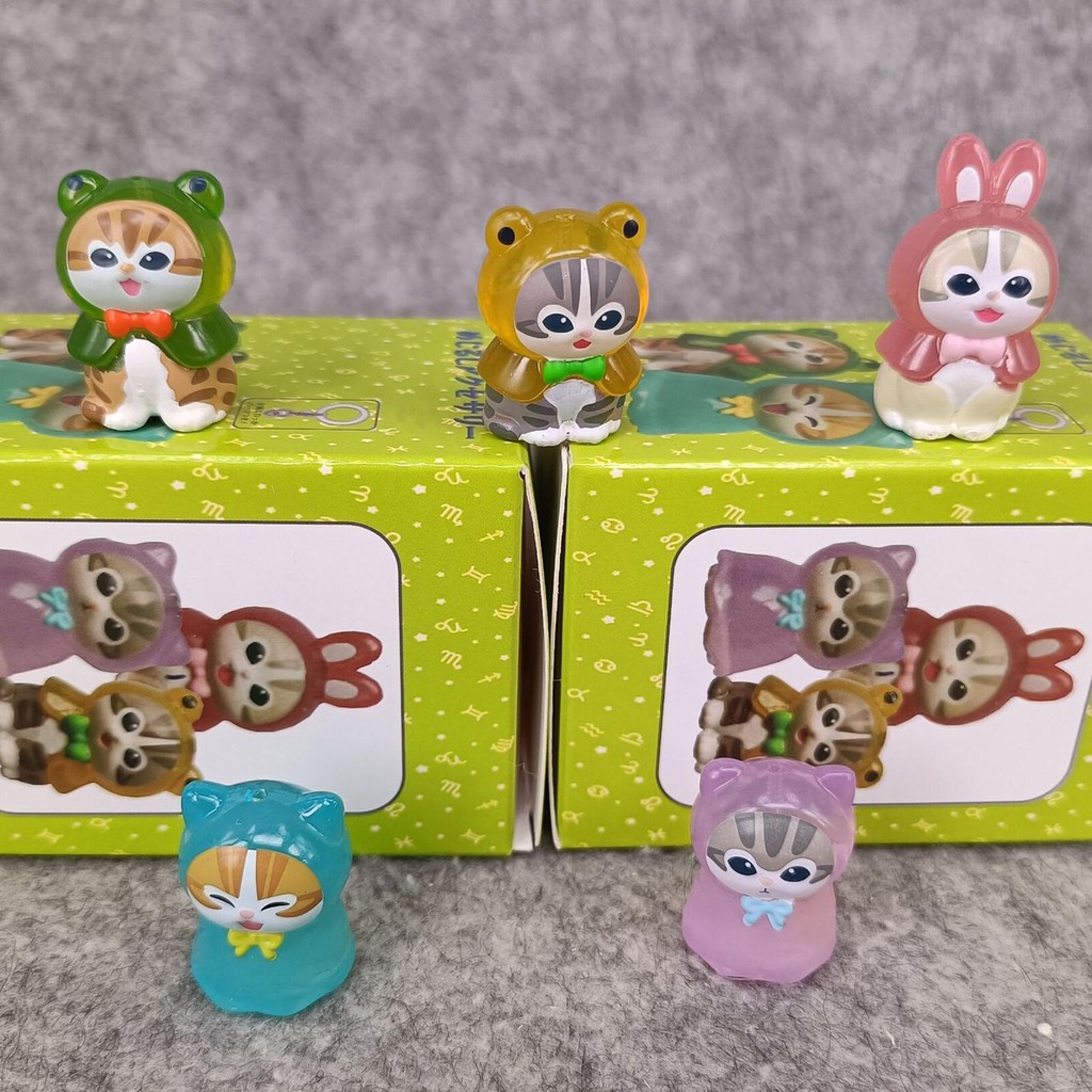 ตุ๊กตาแมวจี้กุญแจการ์ตูนแมวคอลเลกชันจี้น่ารักลักษณะการกระทํารูปของเล่น ...