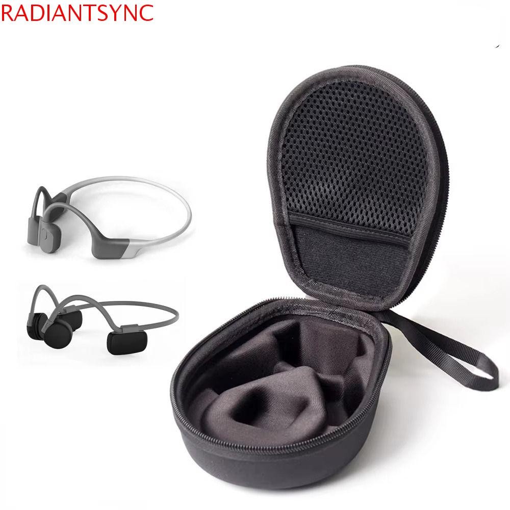 กล่องหูฟัง RADIANTSYNC Bone Conduction, กระเป๋าเก็บหูฟังแบบแข็ง EVA, Anti Drop กันกระแทกแบบพกพา ...