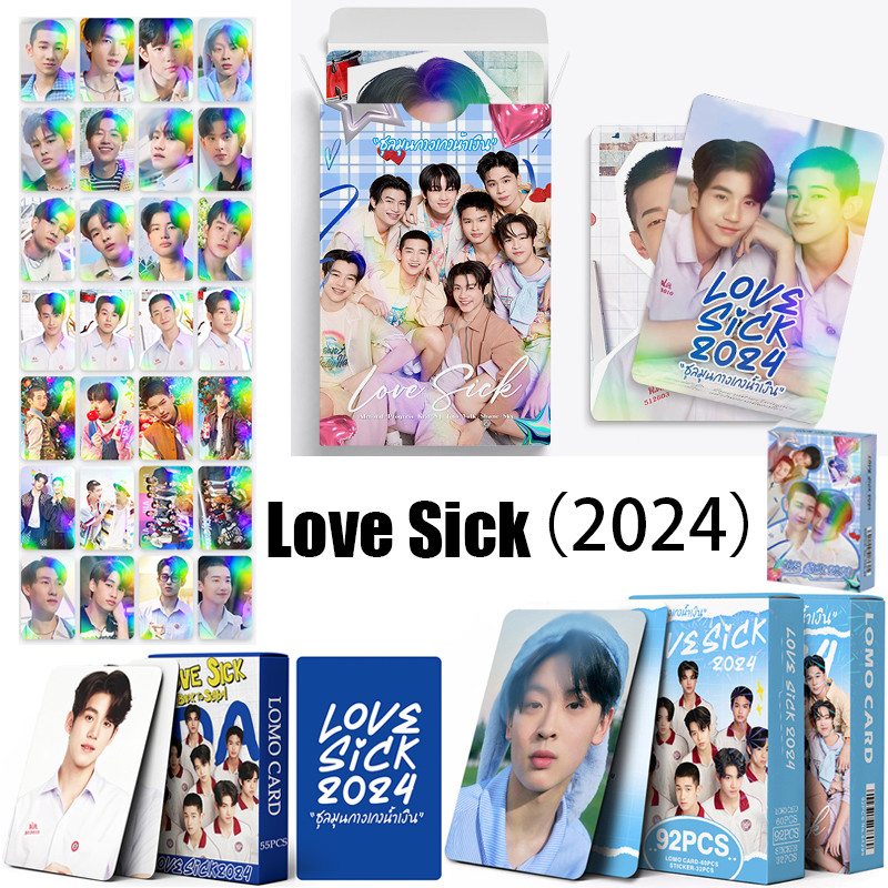 การ์ดโฮโลแกรม Love Sick Photocards Pun No 60 ชิ้นการ์ด LOMO Love Sick ...