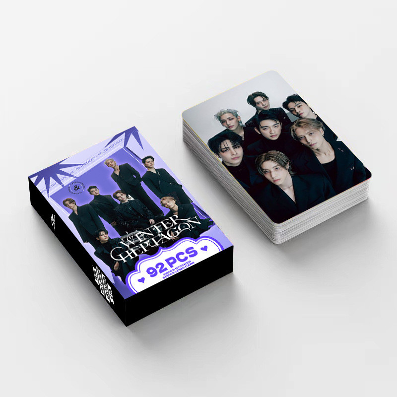 30-124pcs GOT7 PYTHON WINTER HEPTAGON อัลบั้มโฮโลแกรมเลเซอร์การ์ด Lomo ...