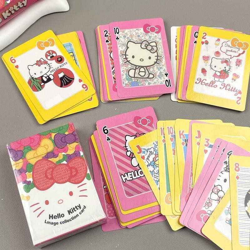 Hello Kitty การ์ดเล่นการ์ดเกมปาร์ตี้ Solitaire | Shopee Thailand