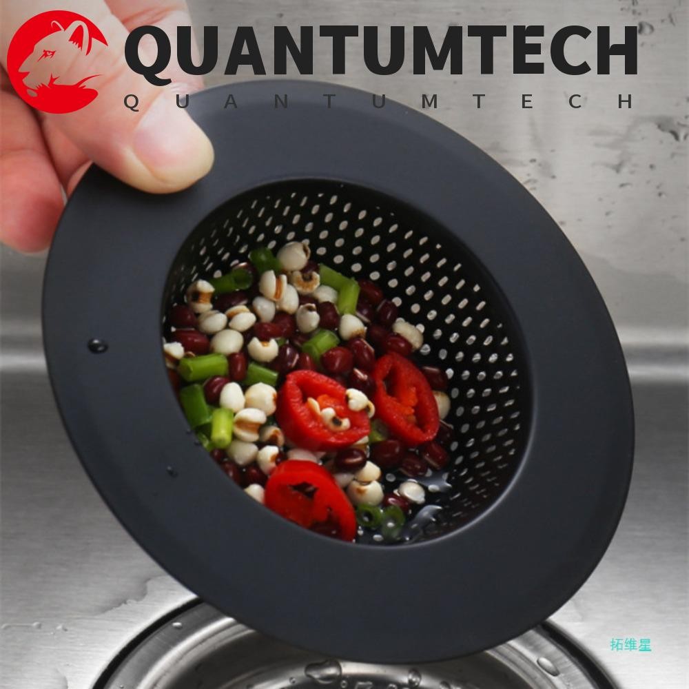 QUANTUMTECH อ่างล้างจานท่อระบายน้ํากรอง,ตาข่าย Anti Clogging สีดําอ่างล้างจานกรอง, Stopper 55/7 ...